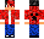 fire gamer | Minecraft Skin
