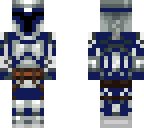Blue Mandalorian | Minecraft Skin