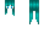 Hatsune Miku Hair Base | Minecraft Skin
