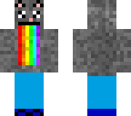 cat rainbow barf | Minecraft Skin