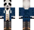 Blue Wizard panda | Minecraft Skin