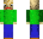 Baldi normal angry | Minecraft Skin