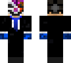 hoxton pd2 | Minecraft Skin