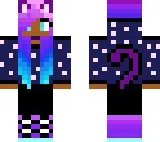 Neon cat skin | Minecraft Skin