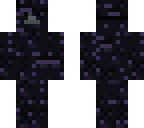 Obsidian Steve | Minecraft Skin