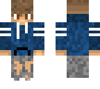 Blue Camo Hoodie Boy | Minecraft Skin