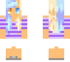 two color eye girl | Minecraft Skin