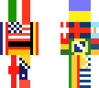 Flags Skin | Minecraft Skin