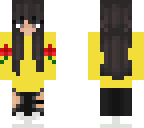 Yellow aesthetic girl | Minecraft Skin