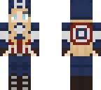 Female Captain America | Minecraft Skin