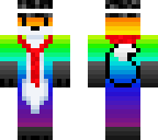 rainbow fox | Minecraft Skin