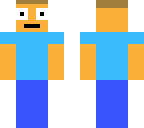 Scared Steve | Minecraft Skin