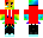 The Gaming Rainbow Slime | Minecraft Skin