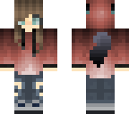 werewolf ears and tail | Minecraft Skin