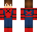 Spiderman unmasked | Minecraft Skin