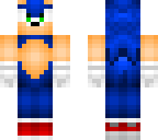 Sonic with soap shoes | Minecraft Skin