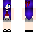 Purple haired girl | Minecraft Skin