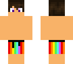 Boy pride swimsuit | Minecraft Skin