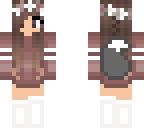 cute werewolf girl | Minecraft Skin