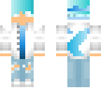 Light Blue Wolf Boy | Minecraft Skin