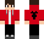 Boy with Lycan Family Crest Hoodie | Minecraft Skin