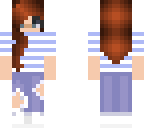 Ginger Blue Aesthetic | Minecraft Skin