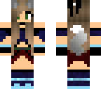 strong wolf girl | Minecraft Skin
