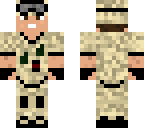 Desert camo soldier | Minecraft Skin