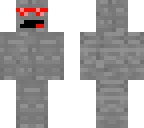 derp stone with red shades | Minecraft Skin