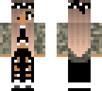 Cute Camo Girl | Minecraft Skin