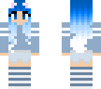 Blue Cat Girl | Minecraft Skin