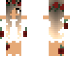 Cute Rose Girl Skin | Minecraft Skin