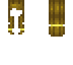 Golden Braided Hair Base | Minecraft Skin