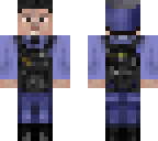 Barney the security guard | Minecraft Skin