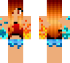 Fire And Water | Minecraft Skin