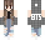 bts kpop girl | Minecraft Skins
