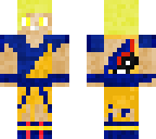 Goku Ssj Wounded | Minecraft Skin