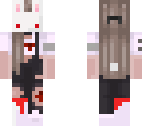 Halloween Bunny Mask | Minecraft Skin