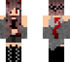Cute Demon Girl | Minecraft Skin