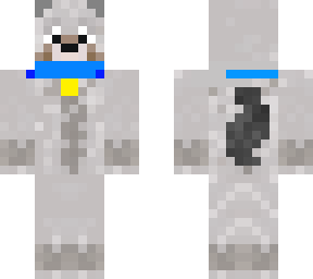 mc dog blue collar | Minecraft Skin