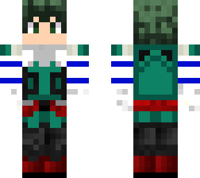 shoot style deku | Minecraft Skin