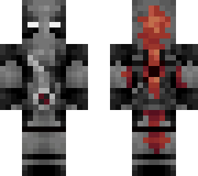 burned Deadpool costume | Minecraft Skin