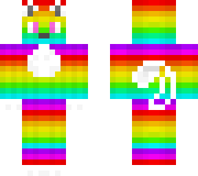 Rainbow Cat | Minecraft Skin