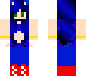Sonic Girl Minecraft Skins