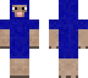 Blue Sheep Minecraft