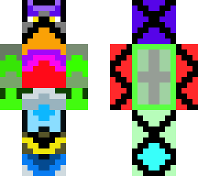 rainbow steve | Minecraft Skins