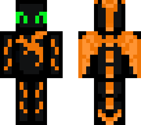 Neon Night Fury | Minecraft Skin