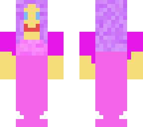 Pink Mermaid | Minecraft Skin