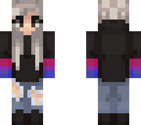 Pride - Bi***ual Female | Minecraft Skin