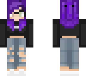 Girl with glasses | Minecraft Skin